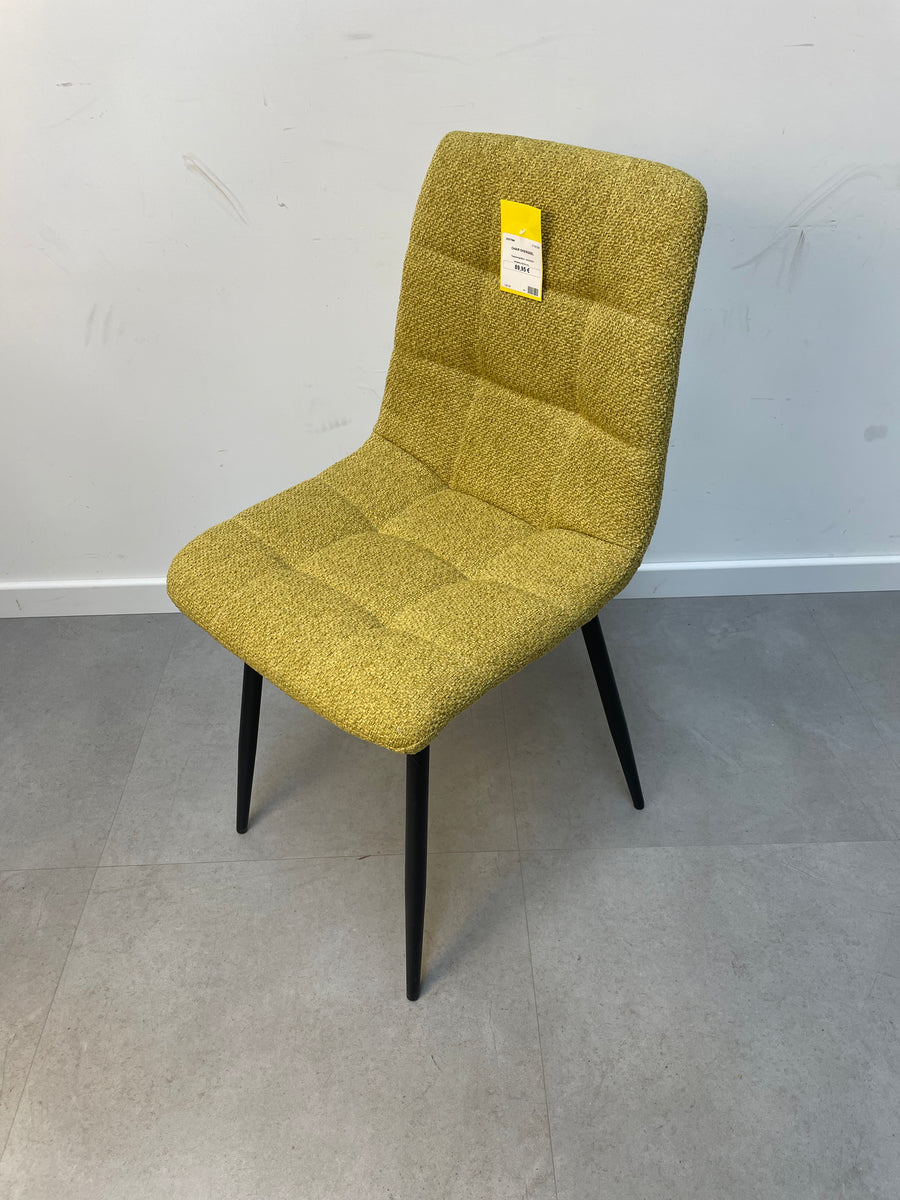 Dining chair yellow colourway – Troc Leuven
